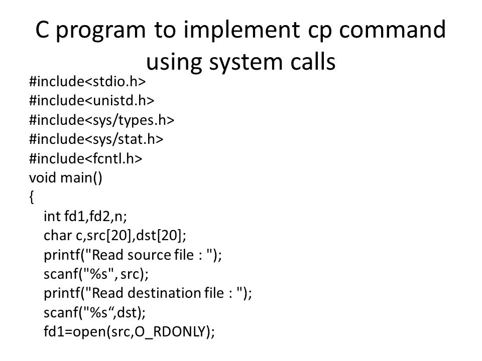 C Program To Implement Ls Command Using System Calls Onweblasopa