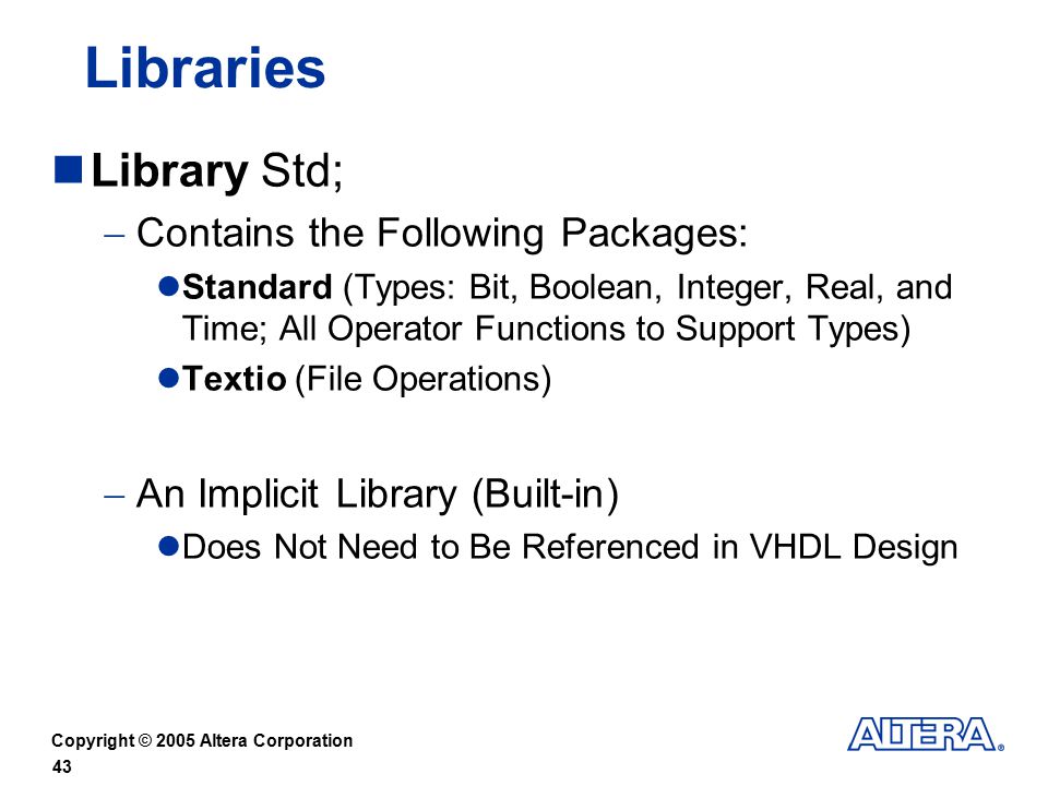What Does The Std In Stdlogic Stand For In Vhdl Stack Overflow
