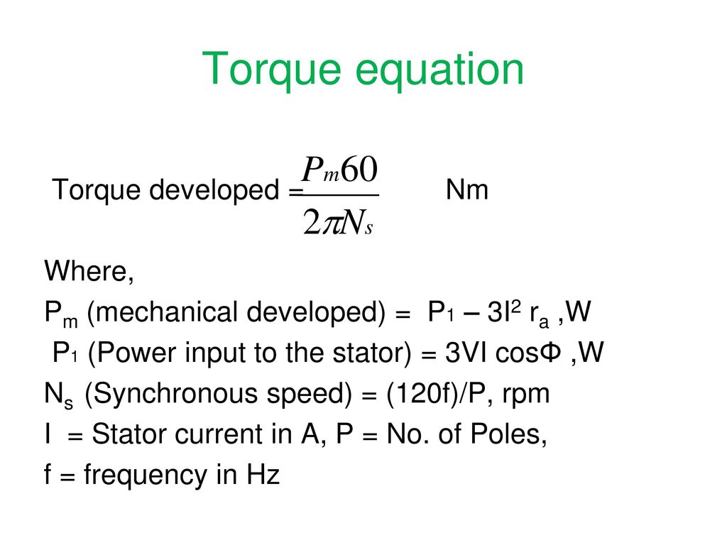 Electric Motor Power And Torque Formula at Todd Briggs blog Electric Motor Power And Torque Formula at Todd Briggs blog