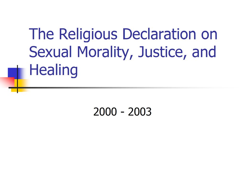 Religion And Adolescent Sexuality Ppt Download
