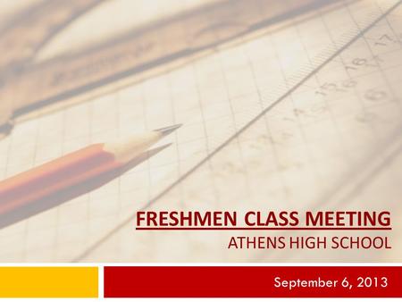 Sophomore Class meeting Athens high school - ppt download