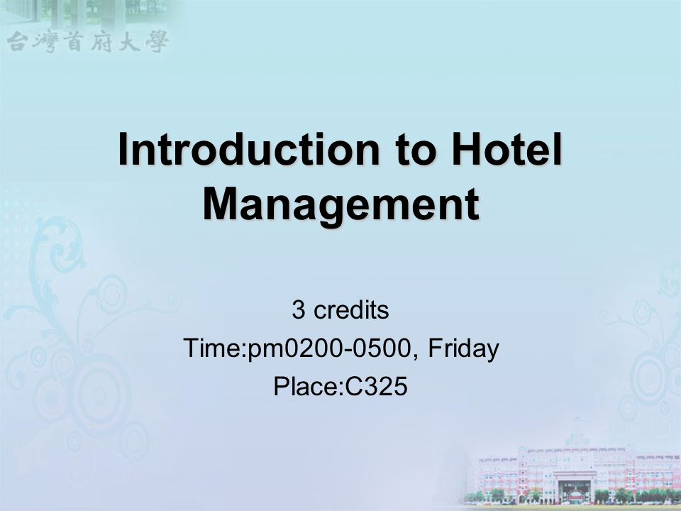 Hospitality Management Powerpoint Presentation Slides 59 Off