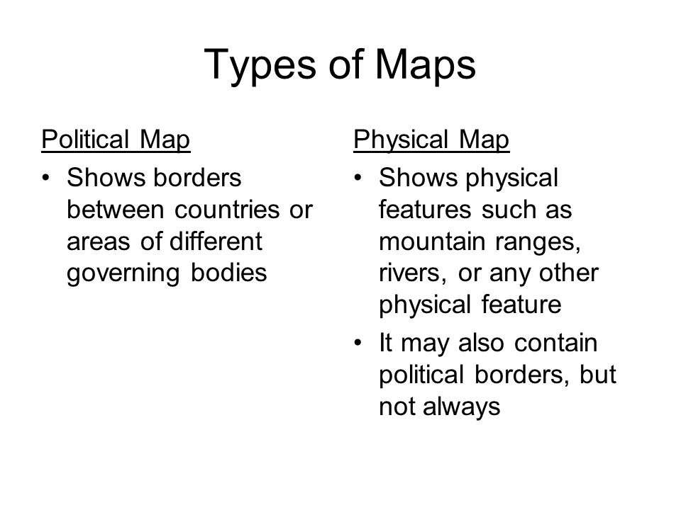 Difference Between Political Map And Physical Map – Map Vector Difference Between Political Map And Physical Map – Map Vector