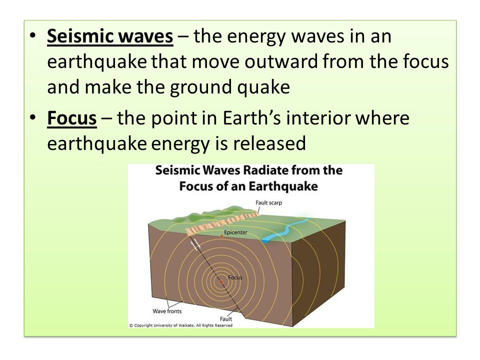 Seismic Waves Definition Seismic Waves Definition