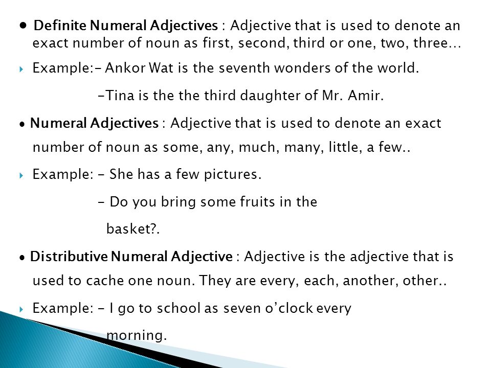 Numeral Adjective: Definition, Types, Examples List, 51% OFF Numeral Adjective: Definition, Types, Examples List, 51% OFF