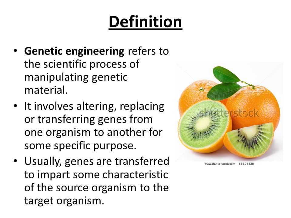 Genetic Engineering Definition Genetic Engineering Definition
