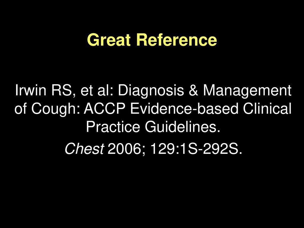 Common And Uncommon Causes Of Chronic Cough Ppt Download