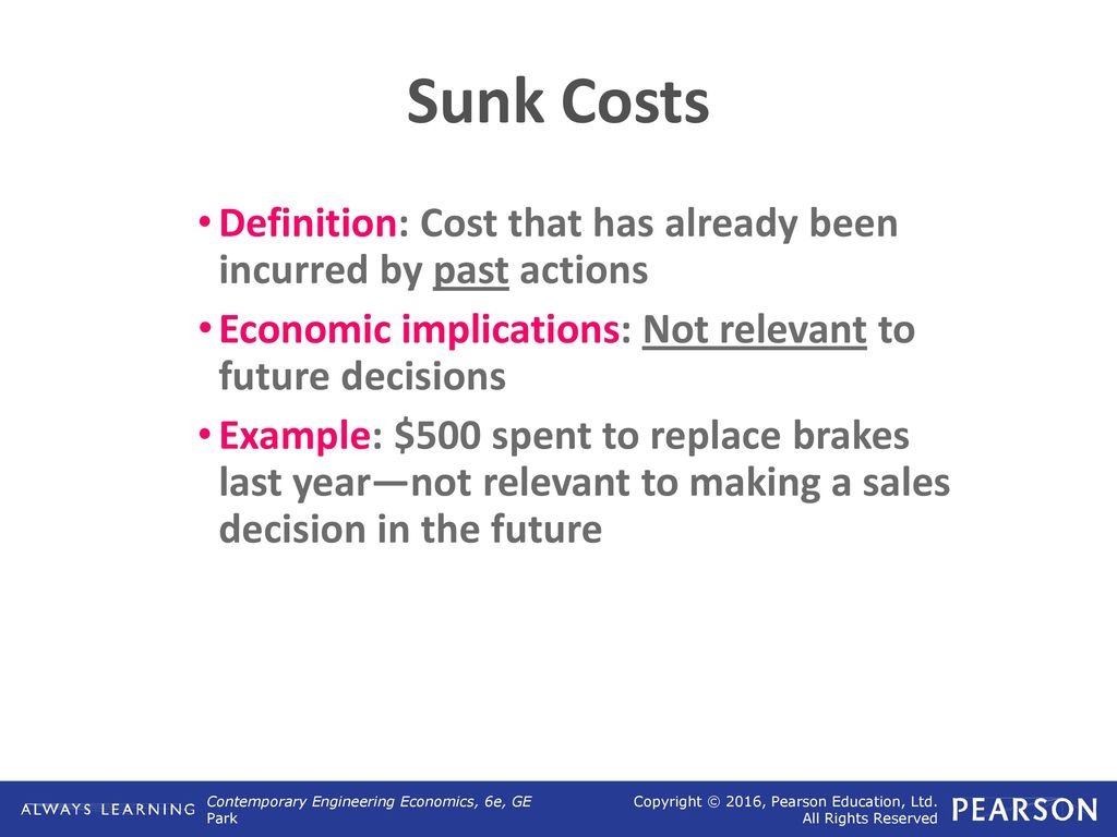 Sunk Cost Definition, Examples, Sunk Cost Fallacy More, 48% OFF Sunk Cost Definition, Examples, Sunk Cost Fallacy More, 48% OFF