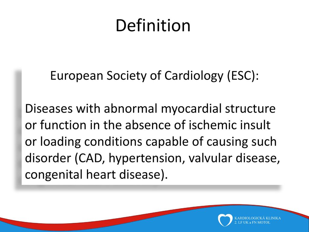 Cardiomyopathies Pavol Tomašov Ppt Download
