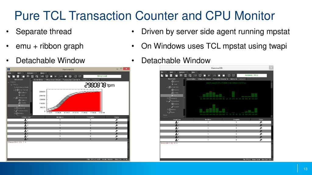 Hammerdb Load Testing And Benchmarking Databases With Tcltk Ppt Download