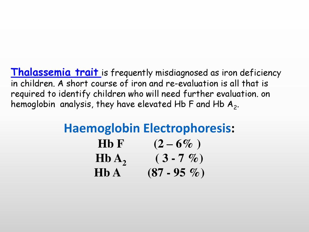 Thalassemia Syndromes Ppt Download