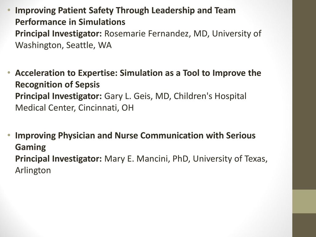 Simulation A Paradigm Shift In Healthcare Education And Practice Ppt