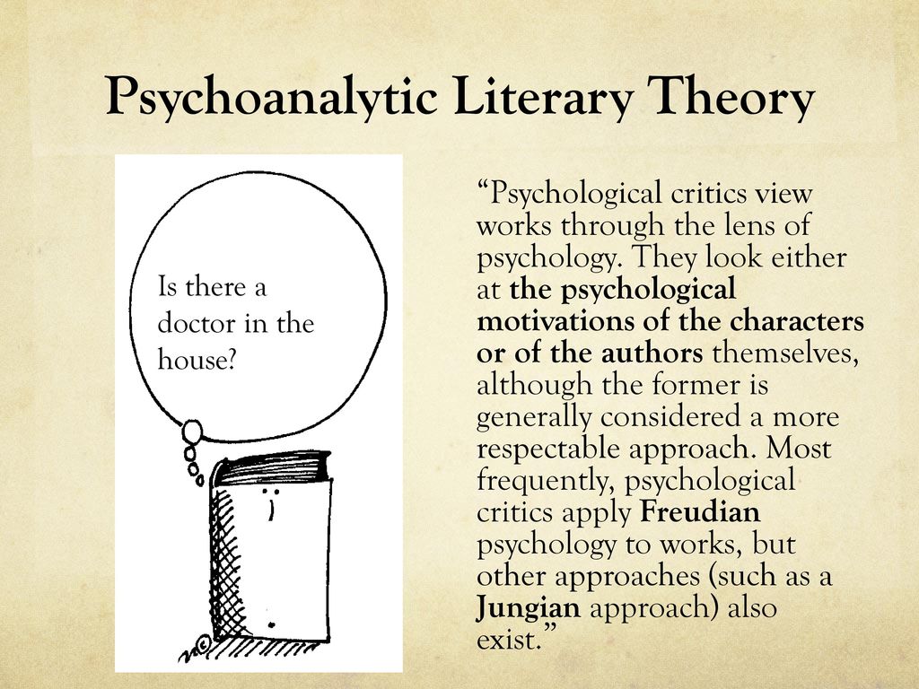 Introduction To Psychoanalytical Literary Theory Ppt Download