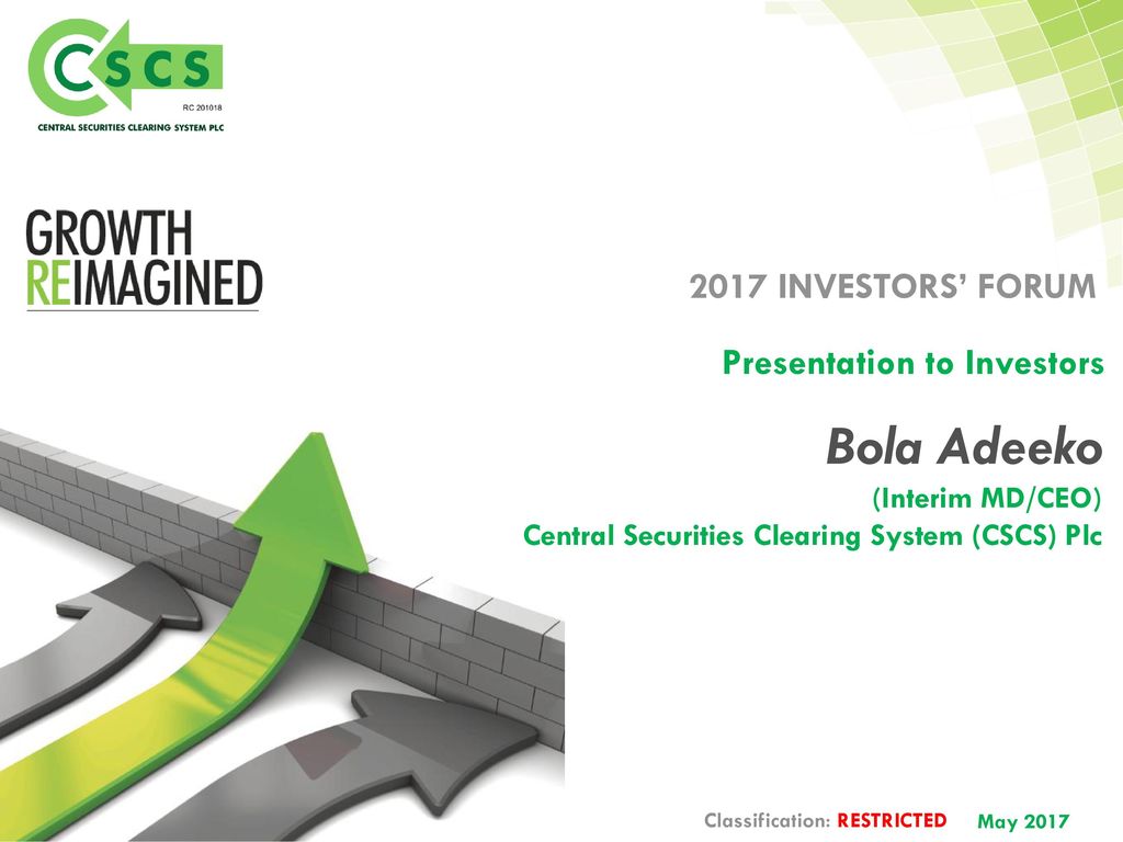 Bola Adeeko 2017 Investors Forum Presentation To Investors Ppt Download