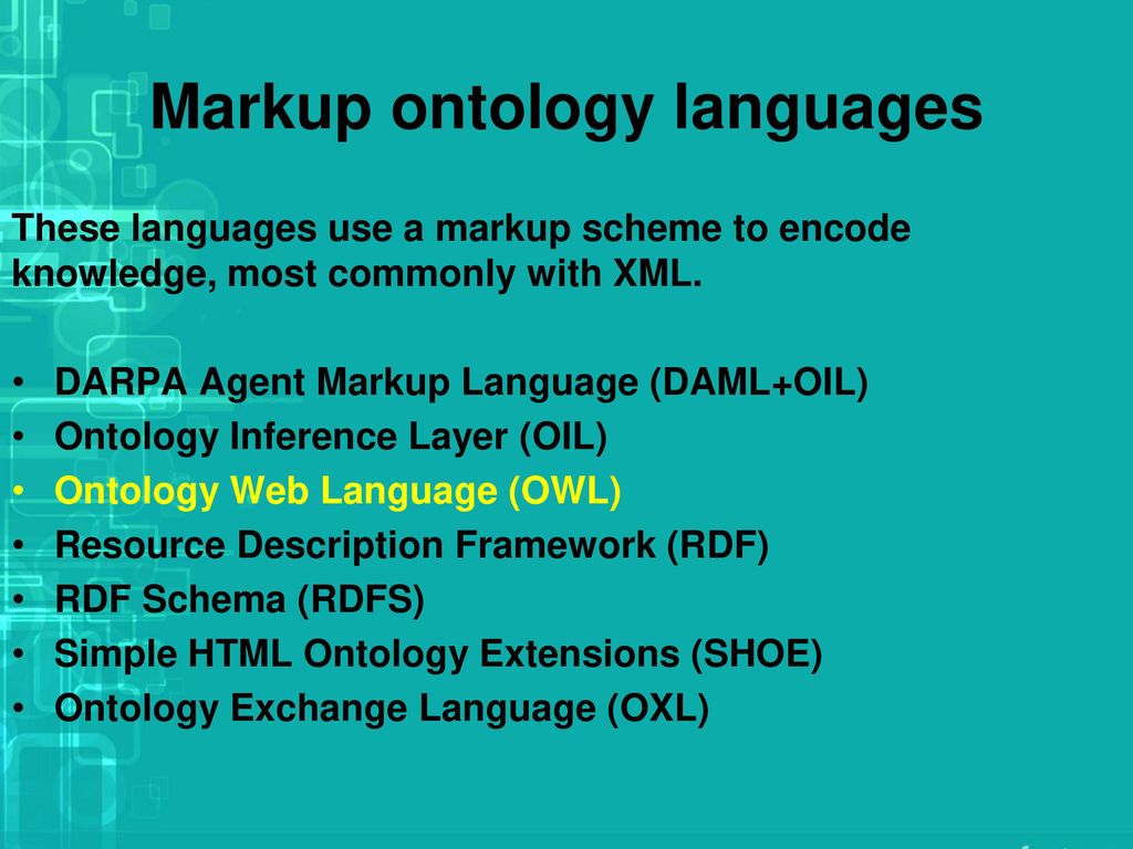Web Ontology Language Owl Ppt Download