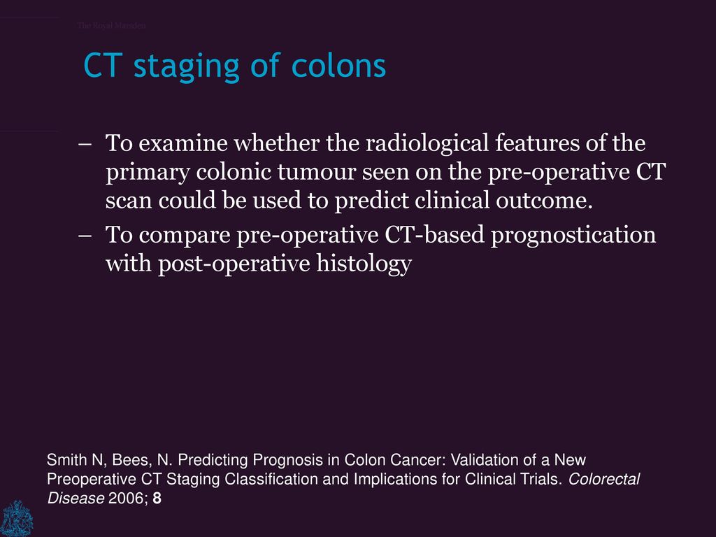 Sigmoid And Colon Cancer Staging Ppt Download
