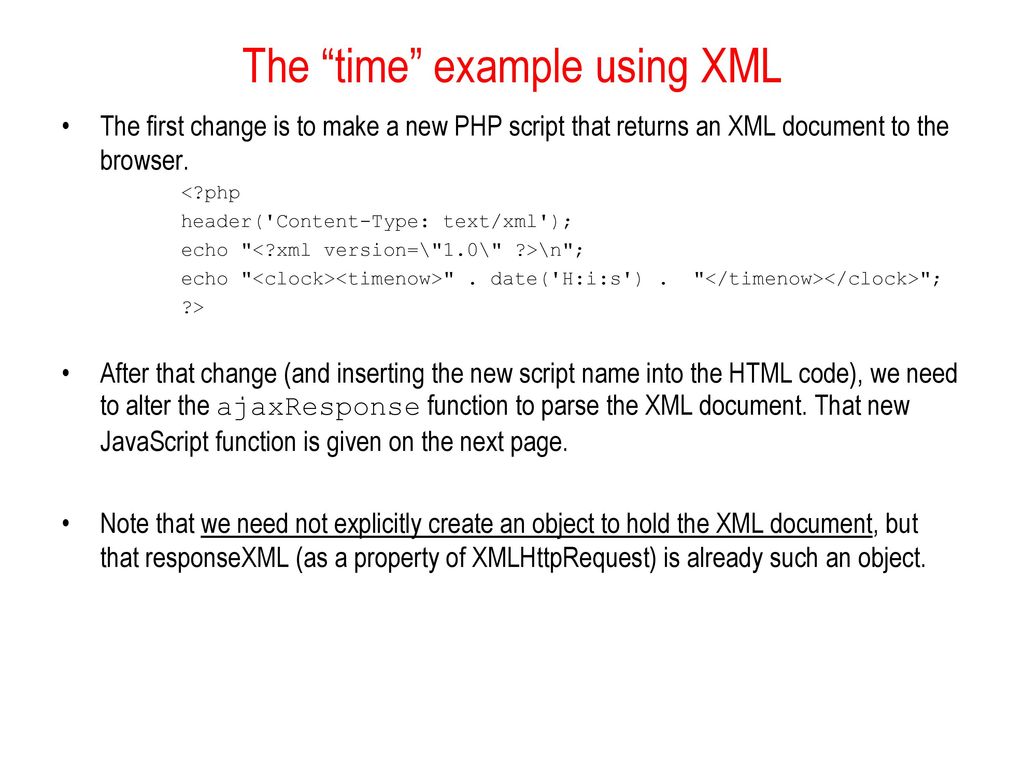Ajax Basic Objects Necessary Setting Up The Xmlrequest Object Ppt Download