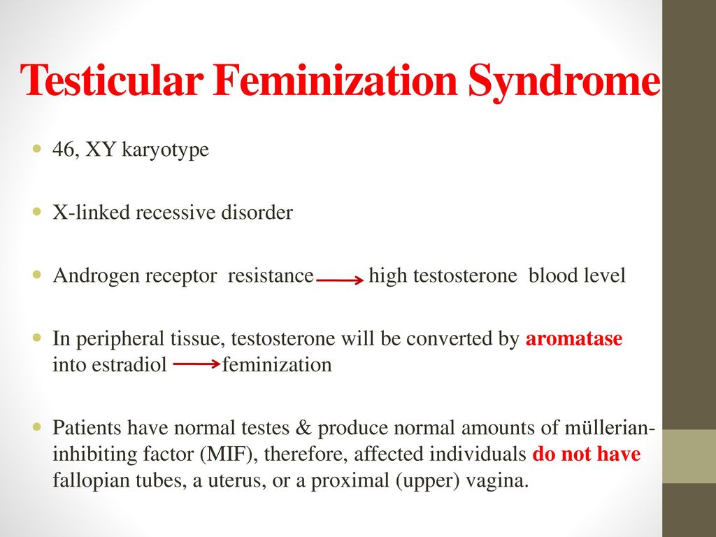 Testicular Feminization Syndrome