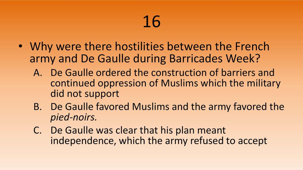 Bellwork 1 24 Based On The Film The Battle Of Algiers How Was