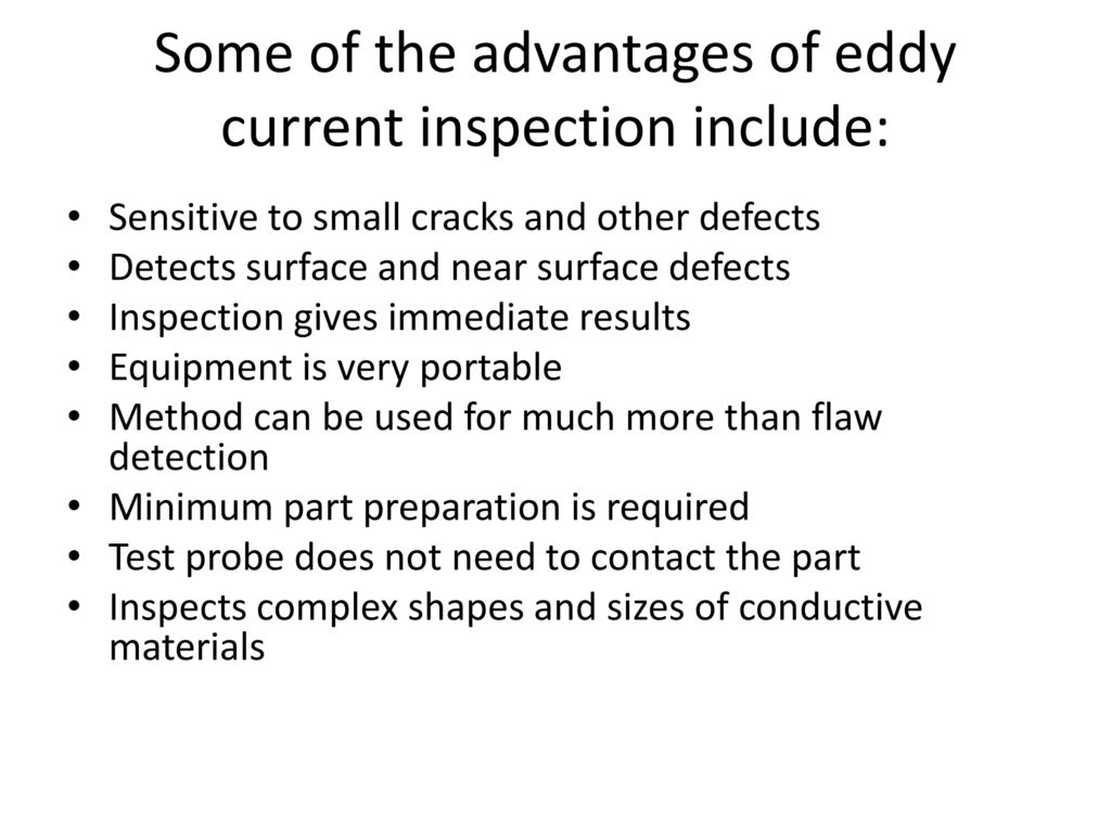 Eddy Current Inspection Ppt Download