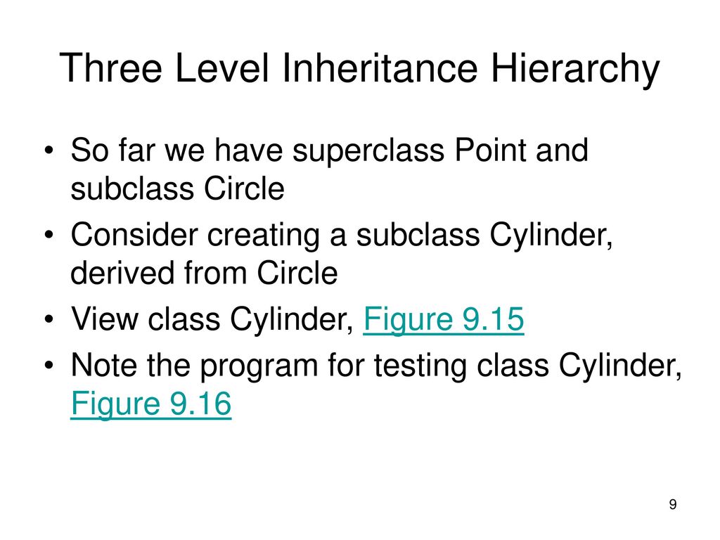 Object Oriented Programming Inheritance Ppt Download