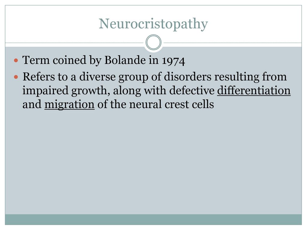 Hirschsprungs Disease And Other Neurocristopathies Ppt Download