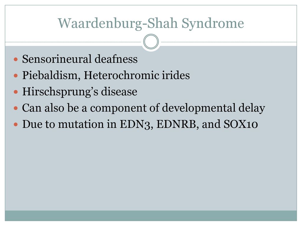 Hirschsprungs Disease And Other Neurocristopathies Ppt Download