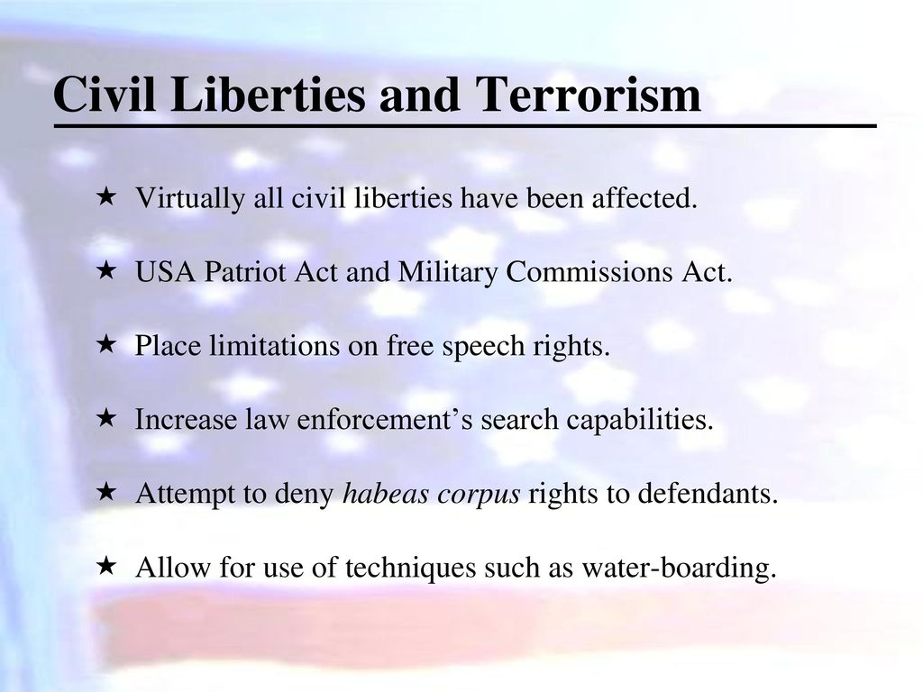 Civil Liberties Chapter 5 Oconnor And Sabato American Government