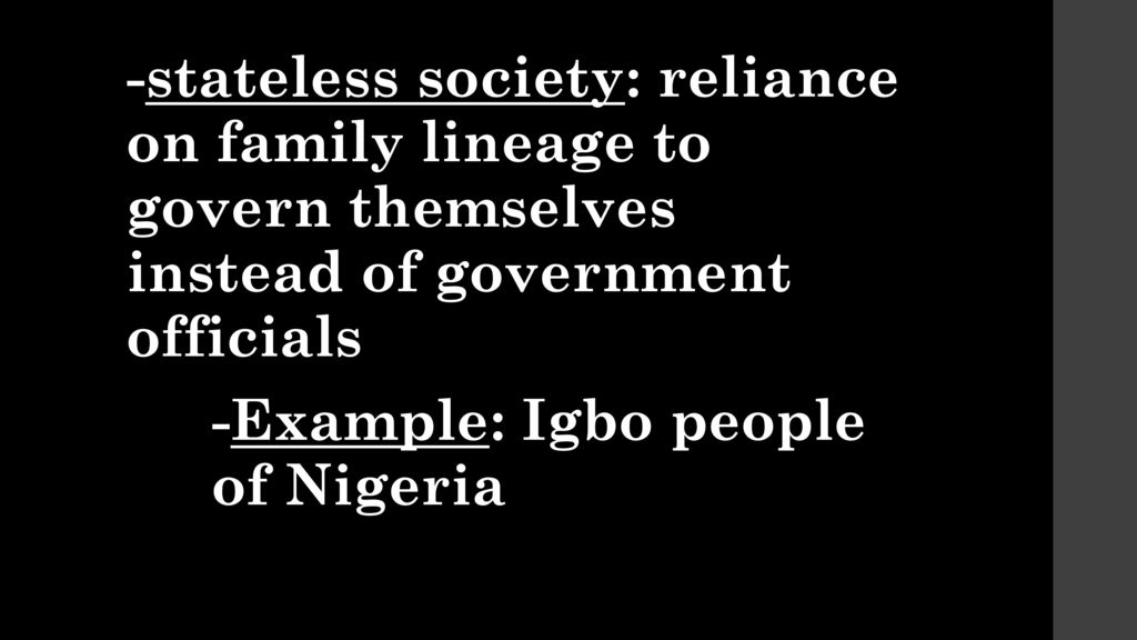What Is A Stateless Society What Is Stateless Society What Is A Stateless Society What Is Stateless Society