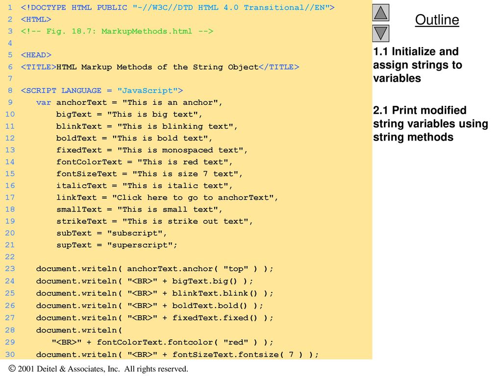 Chapter 18 Javascriptjscript Objects Ppt Download