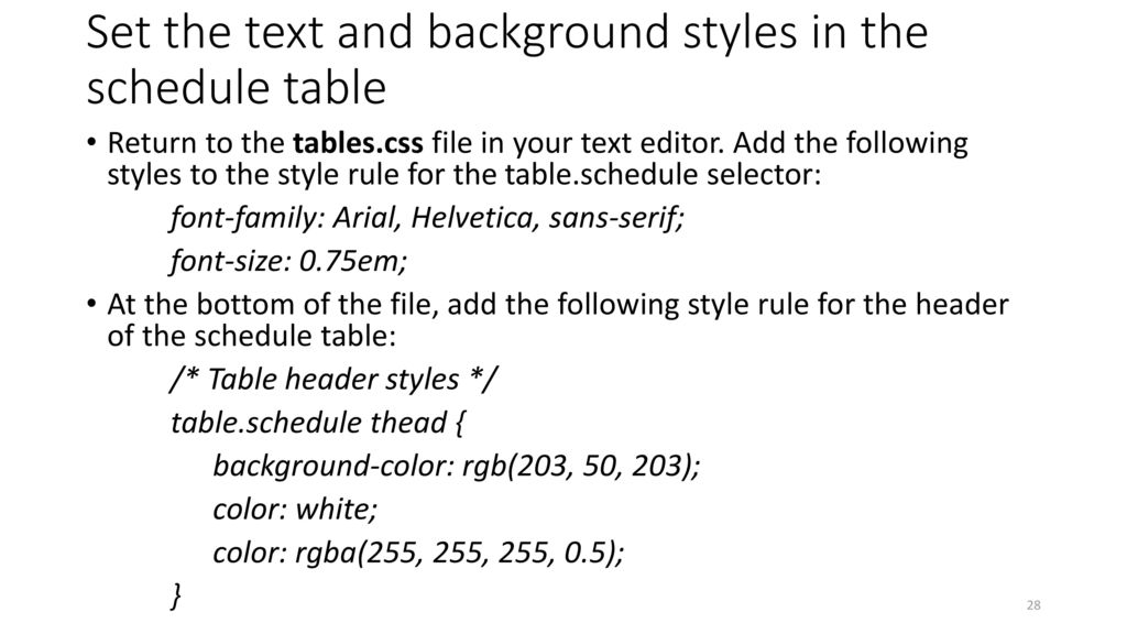 Working with Tables and Columns - ppt download Working with Tables and Columns - ppt download