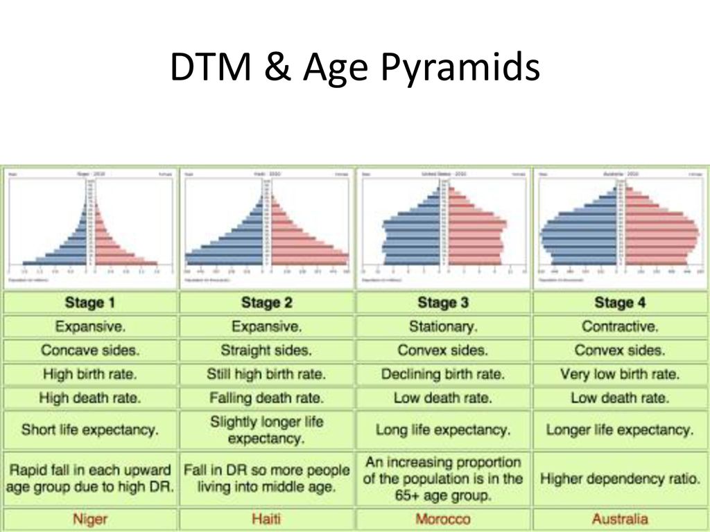 The Demographic Transition Model And Age Structure Diagrams Ppt Download