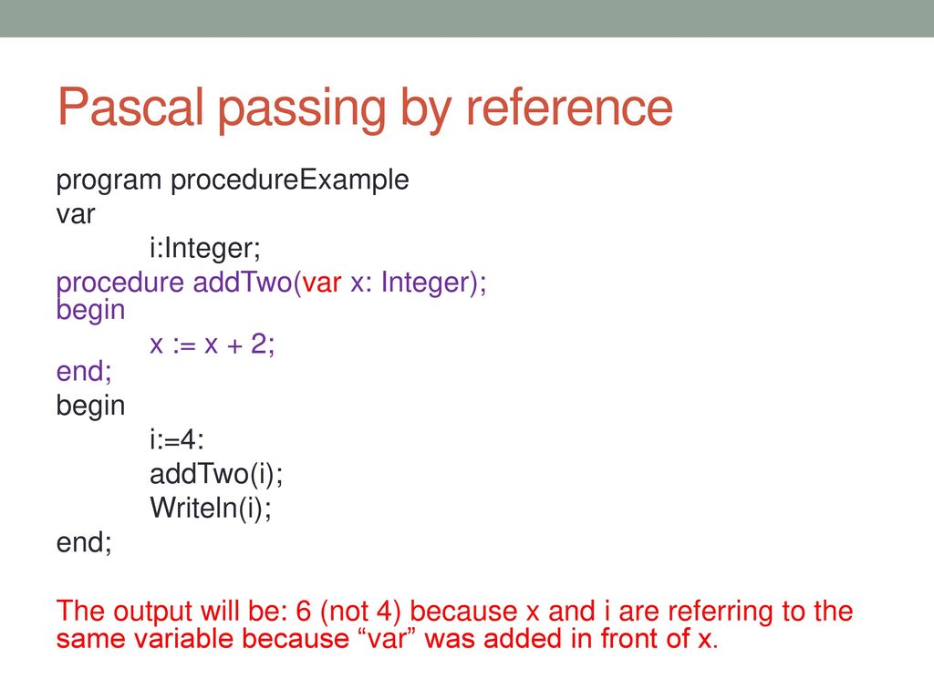 Functions Methods Pascal C C Java Scripting Languages Ppt Download
