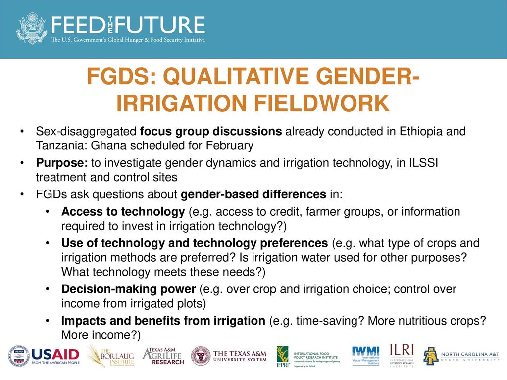 Irrigation Gender And Nutrition Linkages Tapping Irrigations