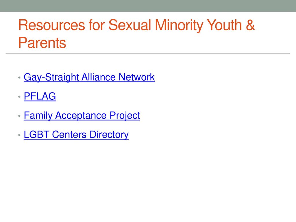 Counselors Working Effectively With Sexual Minority Youth And Their