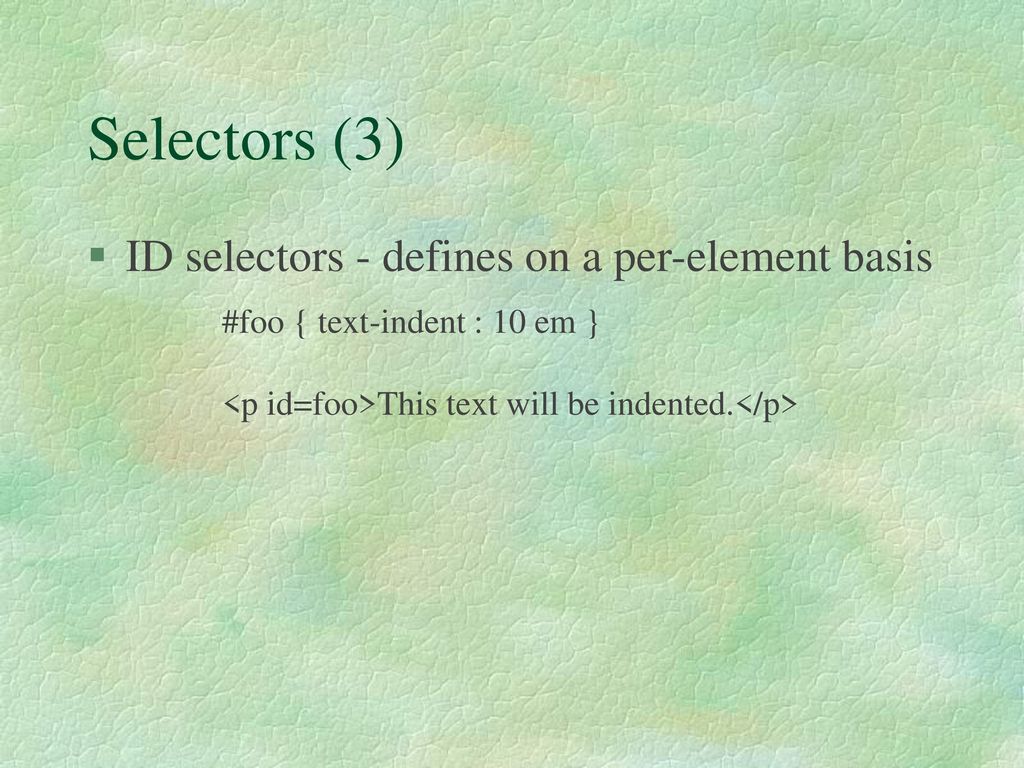 An Introduction to Cascading Style Sheets - ppt download