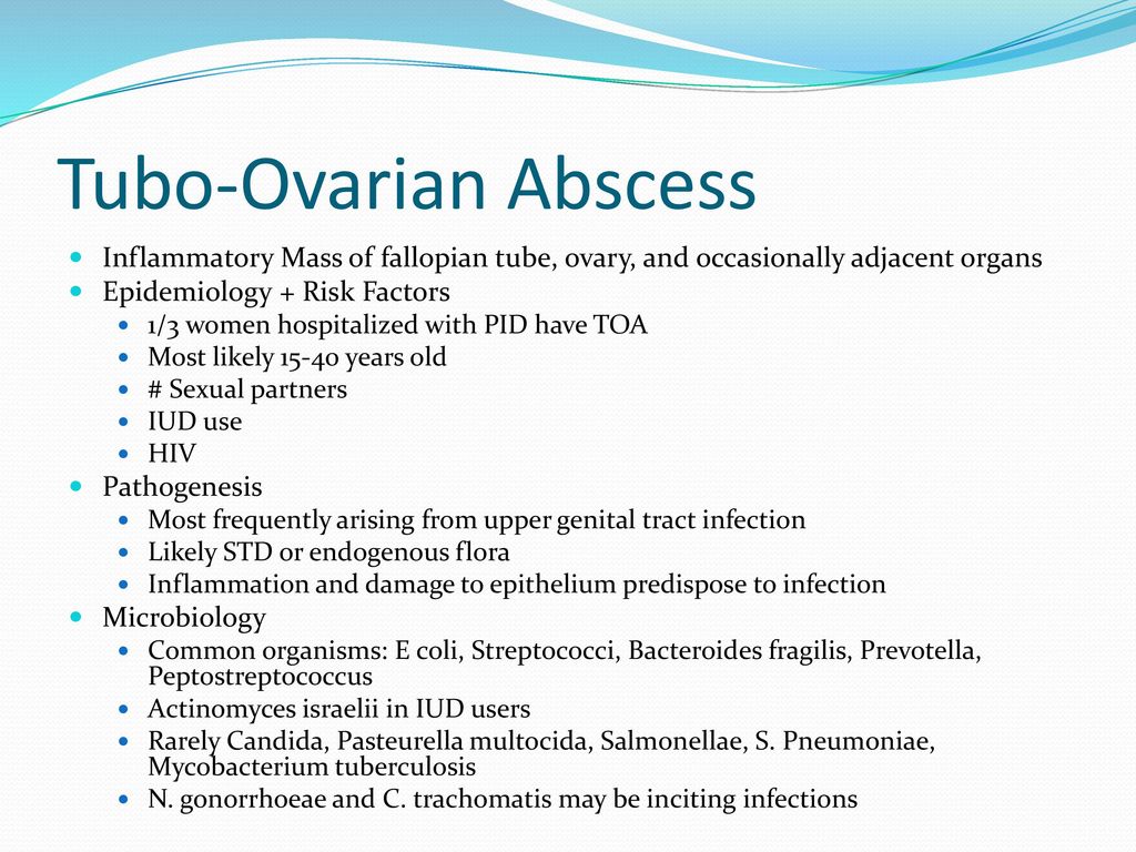 Pediatric Tubo Ovarian Abscess Ppt Download