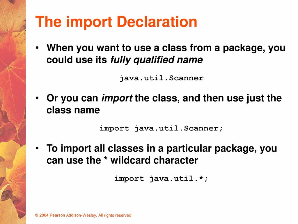Formatting Output And Enumerated Types And Wrapper Classes Ppt Download