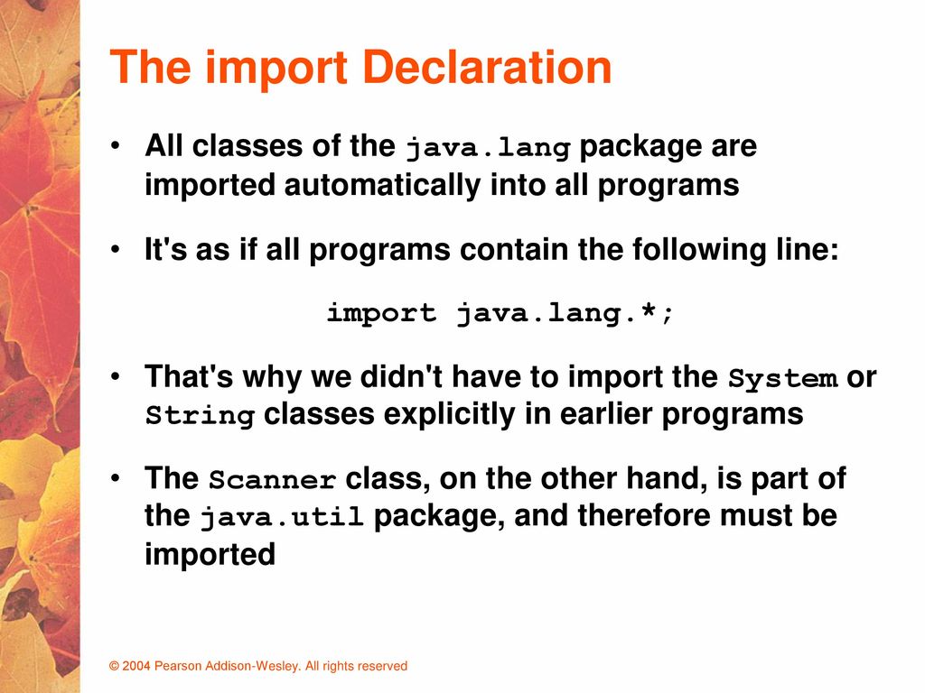 Formatting Output And Enumerated Types And Wrapper Classes Ppt Download