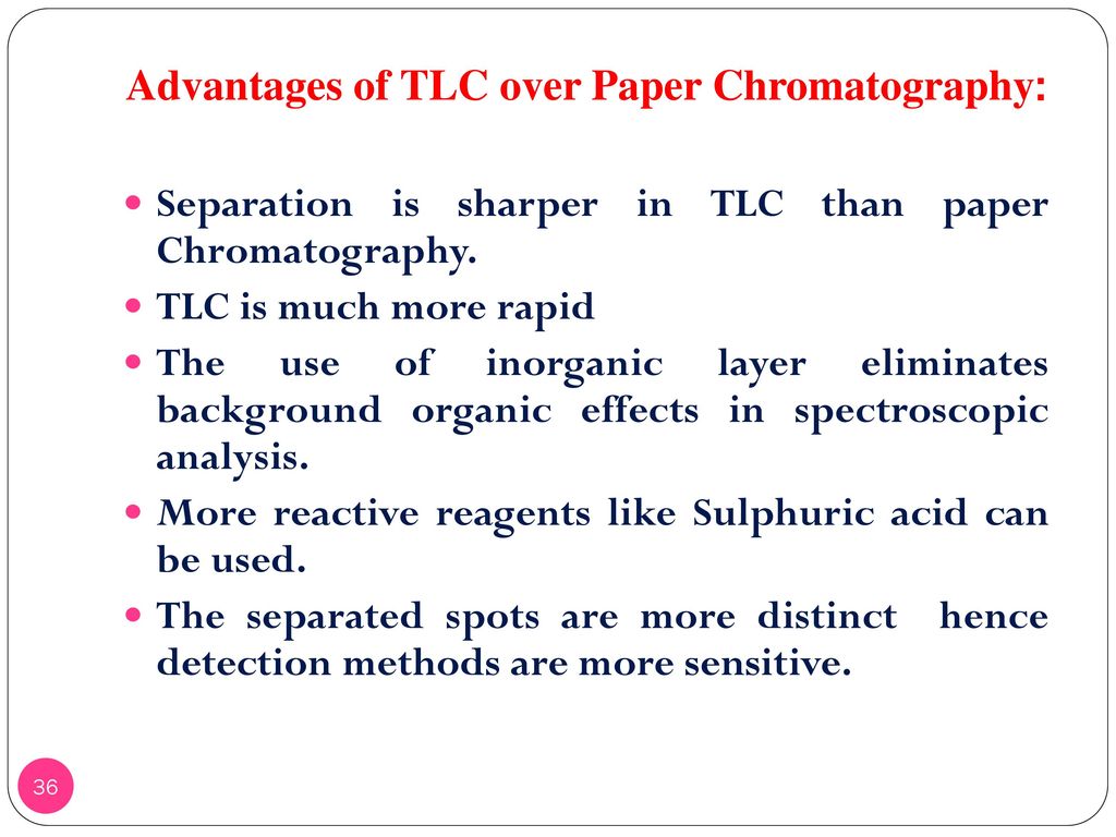 Advantages And Disadvantages Of Paper And Thin Layer Chromatography at ... Advantages And Disadvantages Of Paper And Thin Layer Chromatography at ...