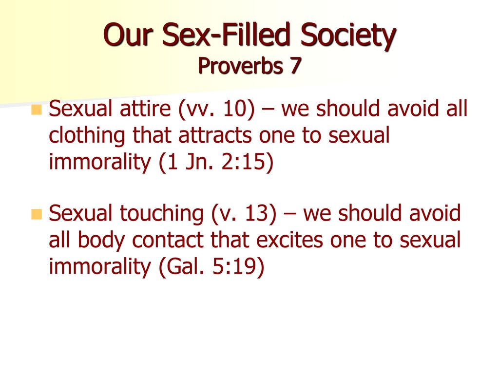 Our Sex Filled Society Ppt Download