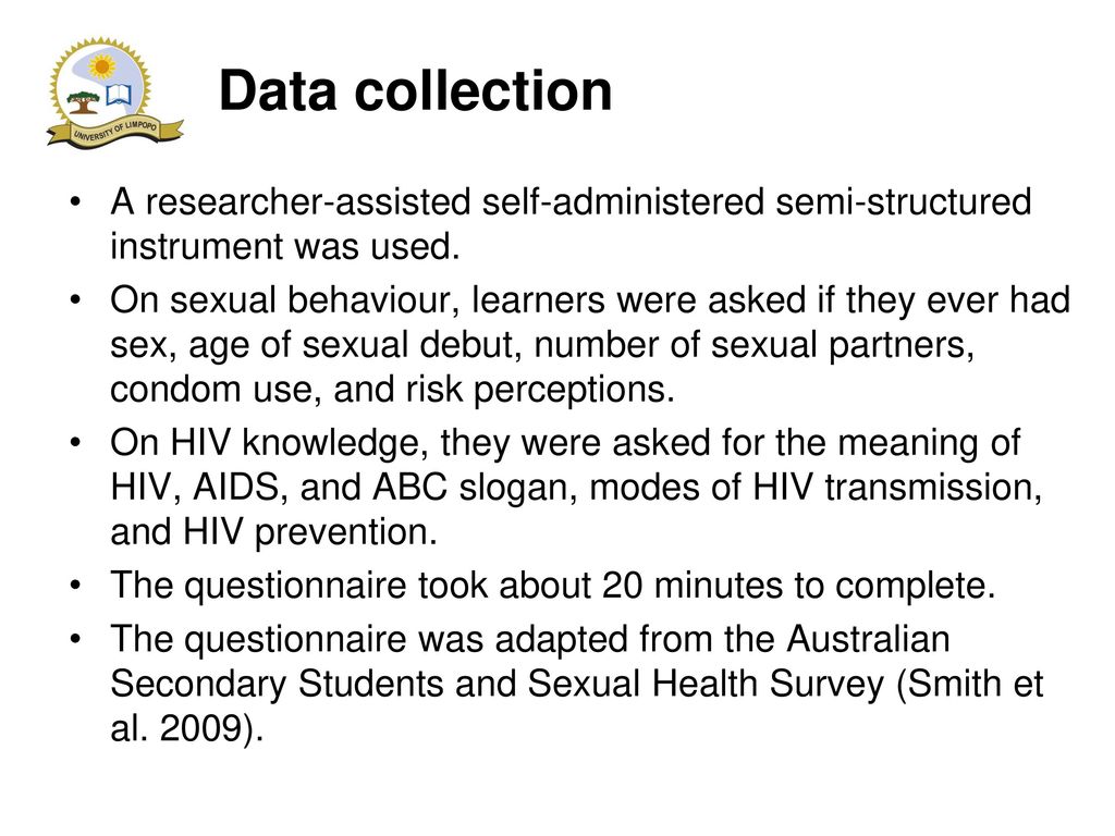 Hiv Knowledge Sexual Behaviours And Risk Perceptions Of High School