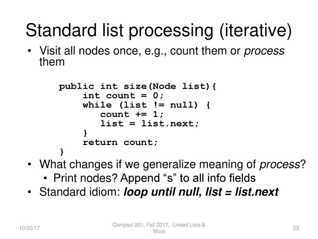 Compsci 201 Linked Lists from A-Z - ppt download