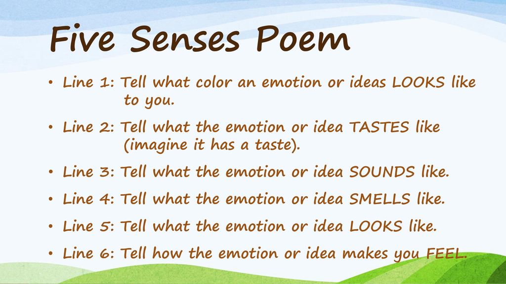 Poem 4: My Five Senses My Five Senses, Five Senses, 54% OFF Poem 4: My Five Senses My Five Senses, Five Senses, 54% OFF