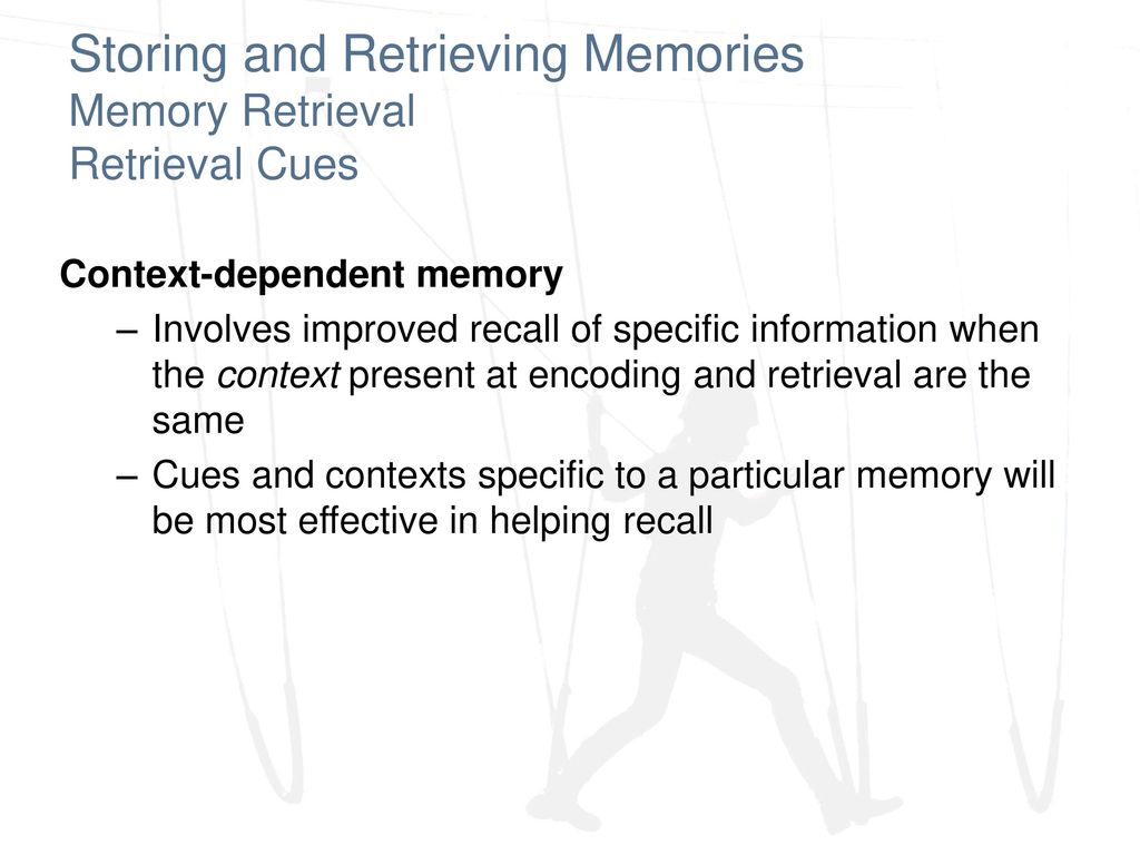 Storing And Retrieving Memories Ppt Download