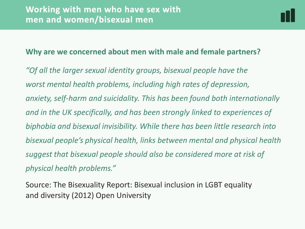 Working With Men Who Have Sex With Men And Women Bisexual Men Ppt
