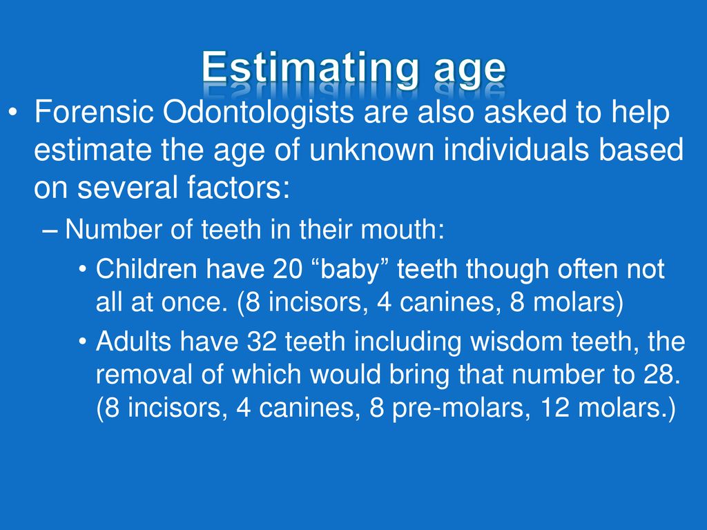 Forensic Odontology Ppt Download