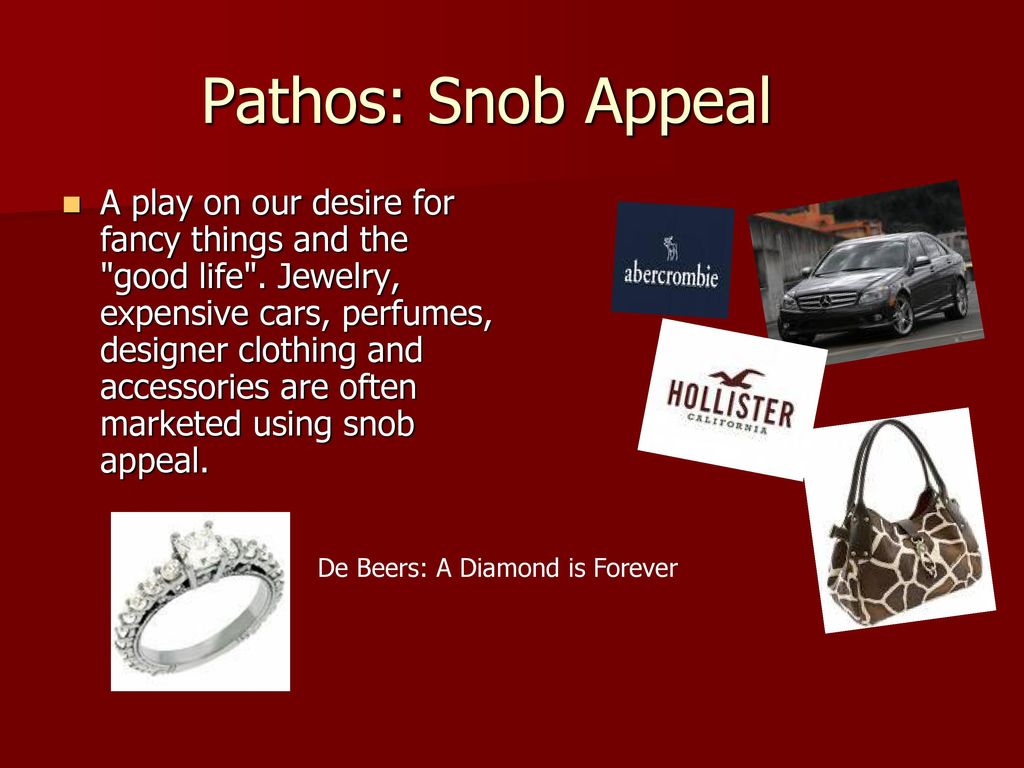 Snob Appeal Advertising Techniques Snob Appeal Advertising Techniques