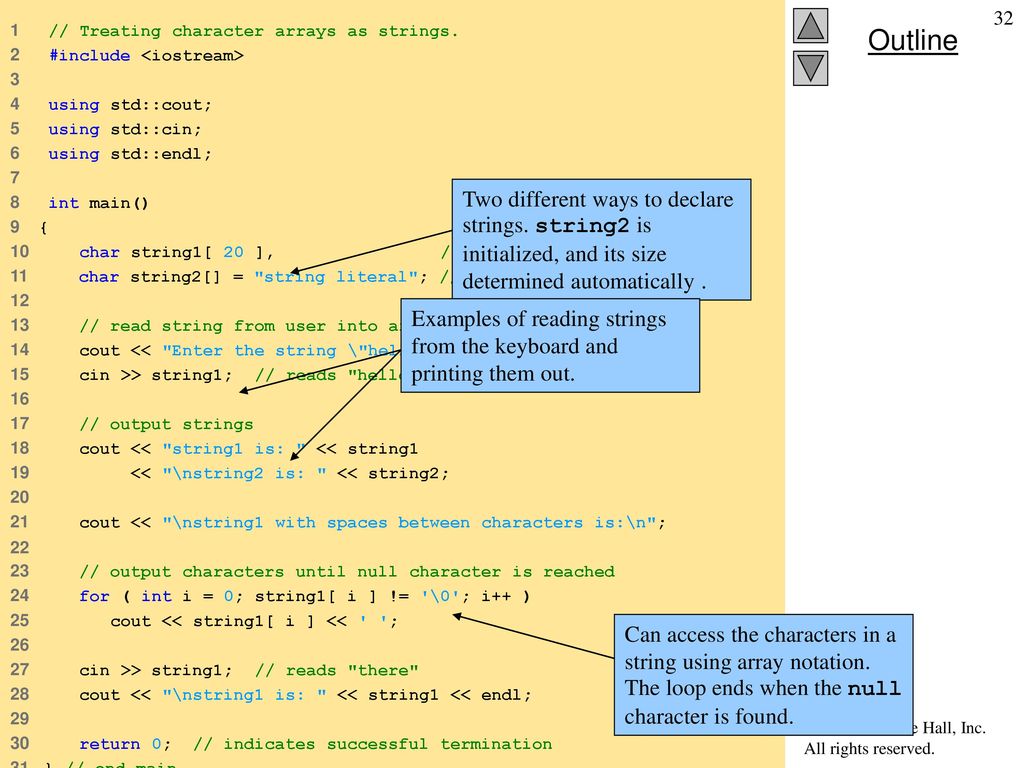 Arrays Outline 1 Introduction 2 Arrays 3 Declaring Arrays Ppt Download