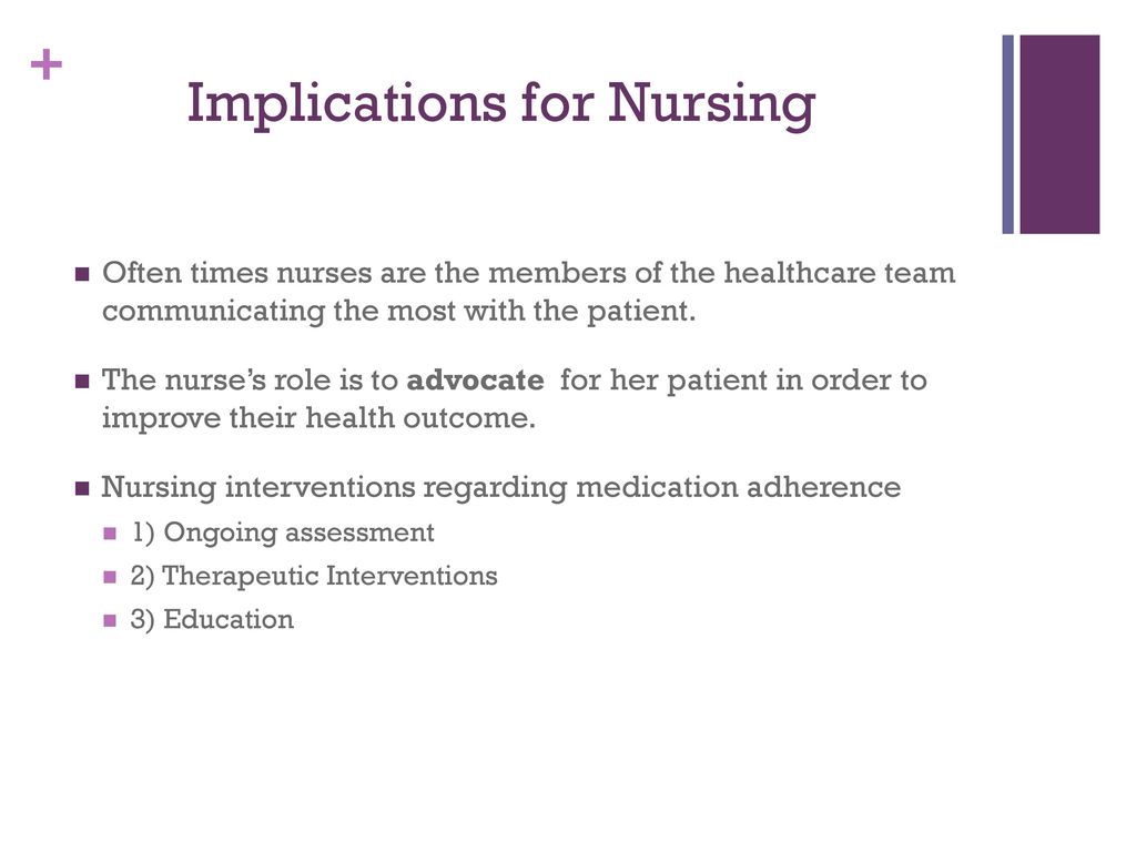 Promoting Medication Adherence The Nursing Role Ppt Download